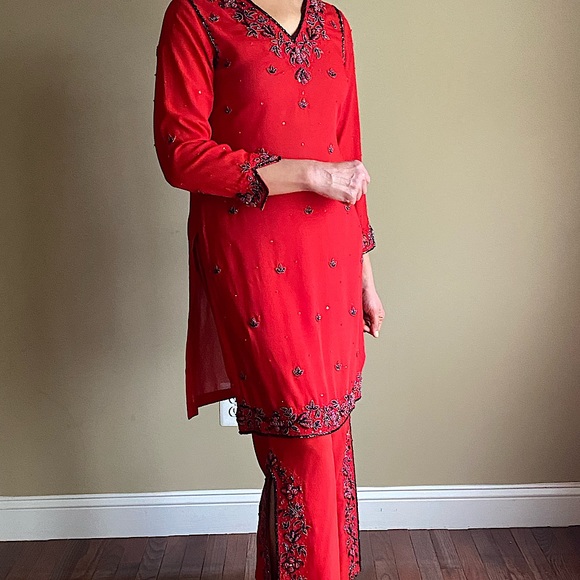 Dresses | Sexy Red 2 Piece Party Dress | Poshmark